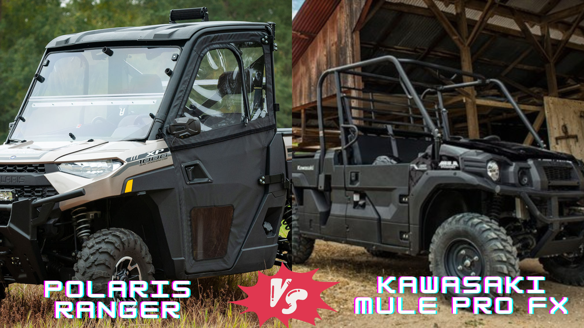 Kawasaki Mule Vs. Polaris Ranger – Kemimoto