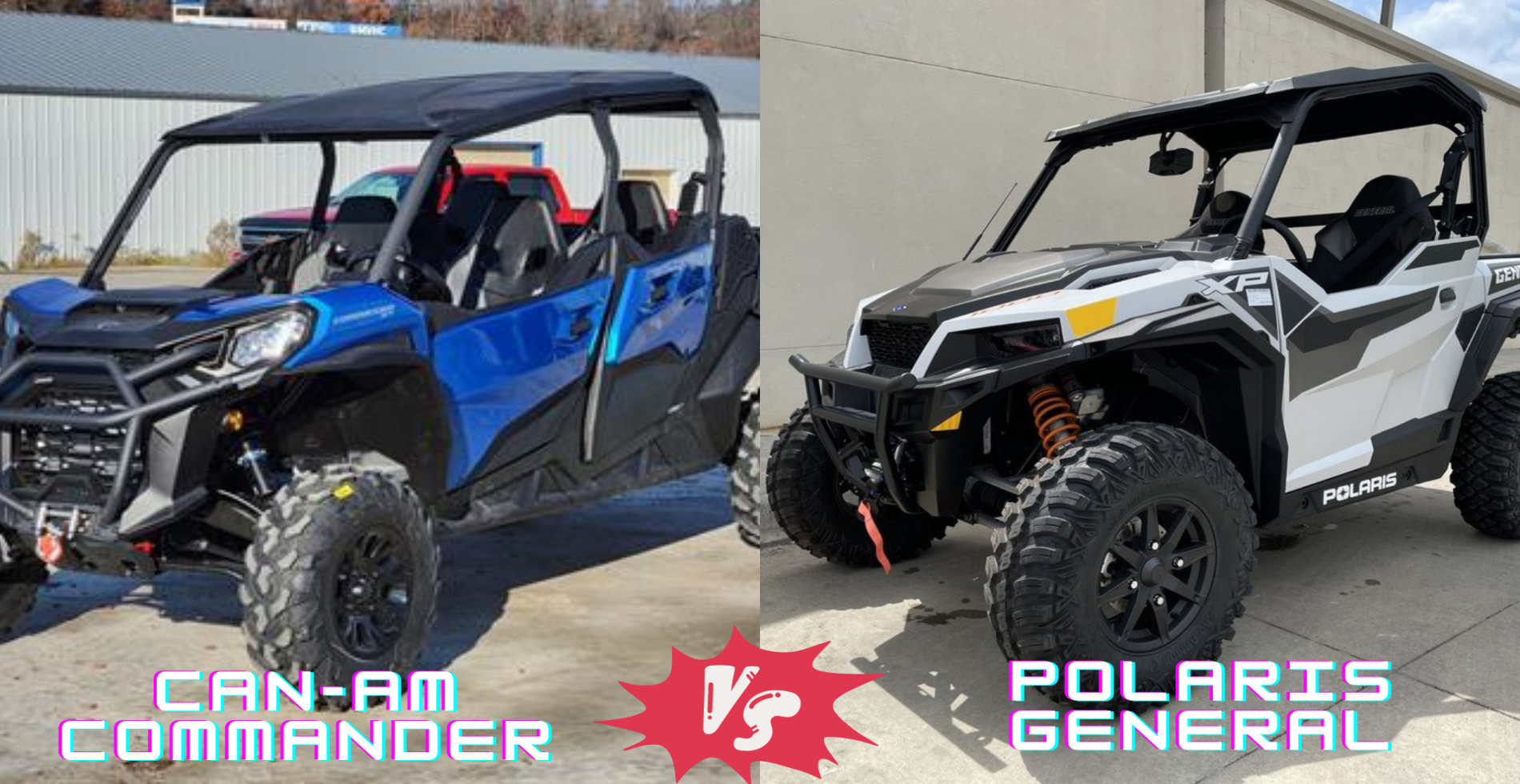 Can-Am Commander Vs. Polaris General – Kemimoto