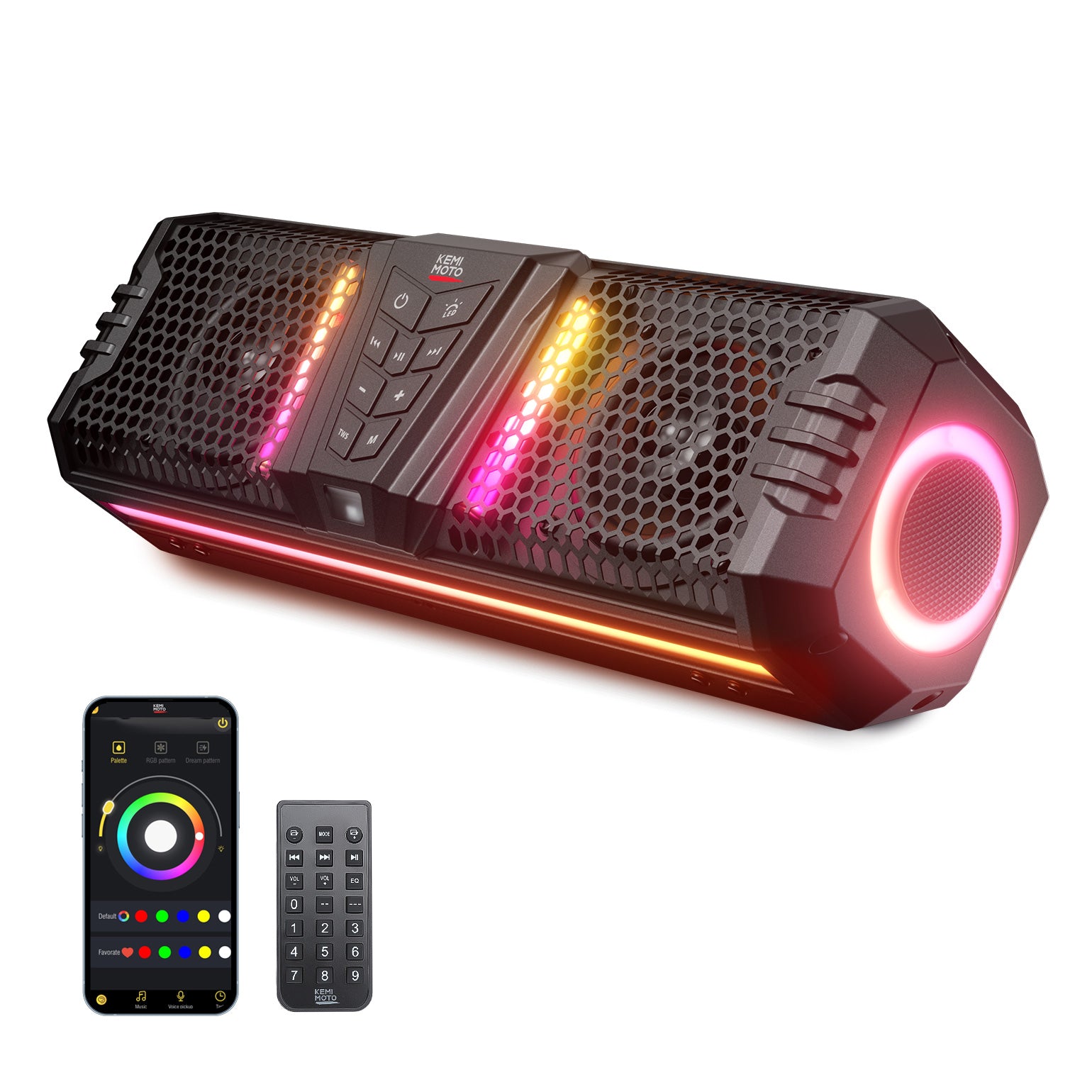 KEMIMOTO Midnight UTV Sound Bar – Kemimoto