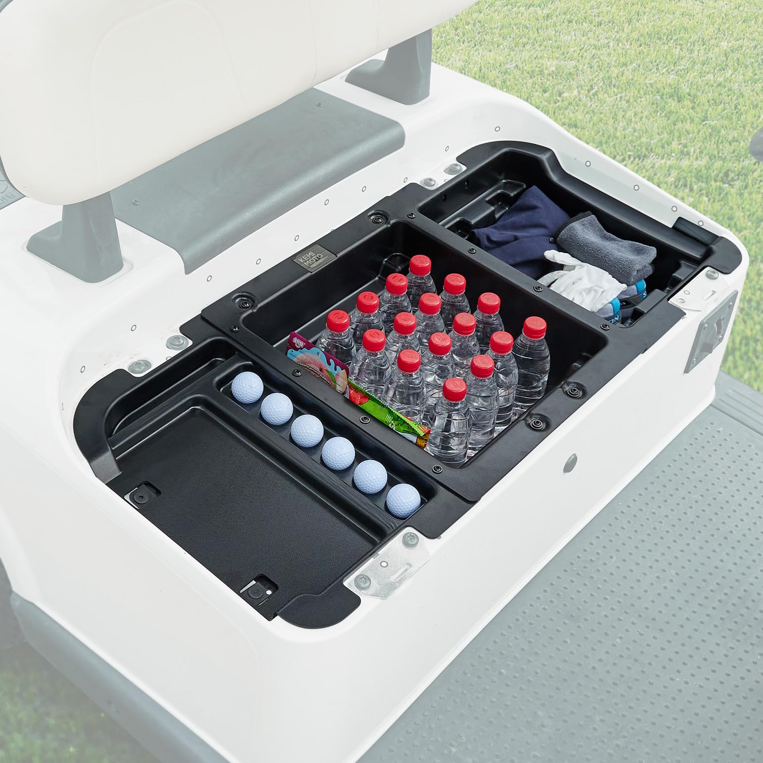Under Seat Storage Box Upgrade for EZGO RXV Elite 2021-2025 – Kemimoto