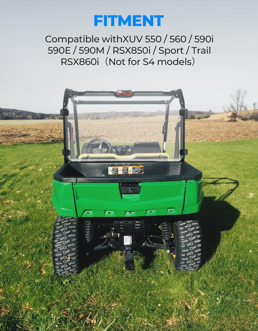 Rear Windshield for John Deere Gator XUV / RSX – Kemimoto