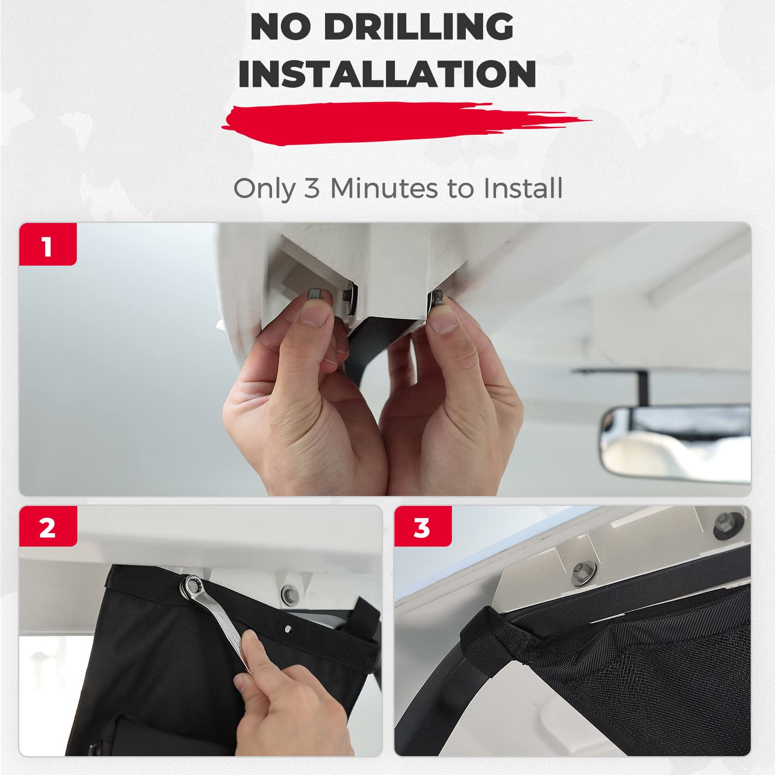 Golf Cart Overhead Storage Bag for Precedent, Tempo, Onward – Kemimoto