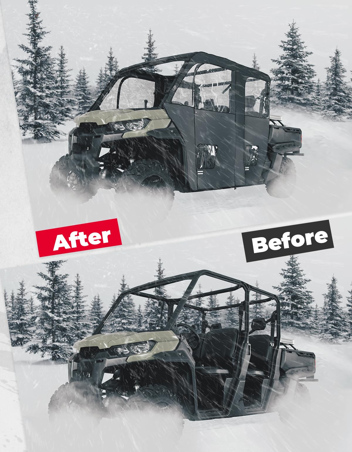 Can Am Defender Soft Cab Enclosure – Kemimoto