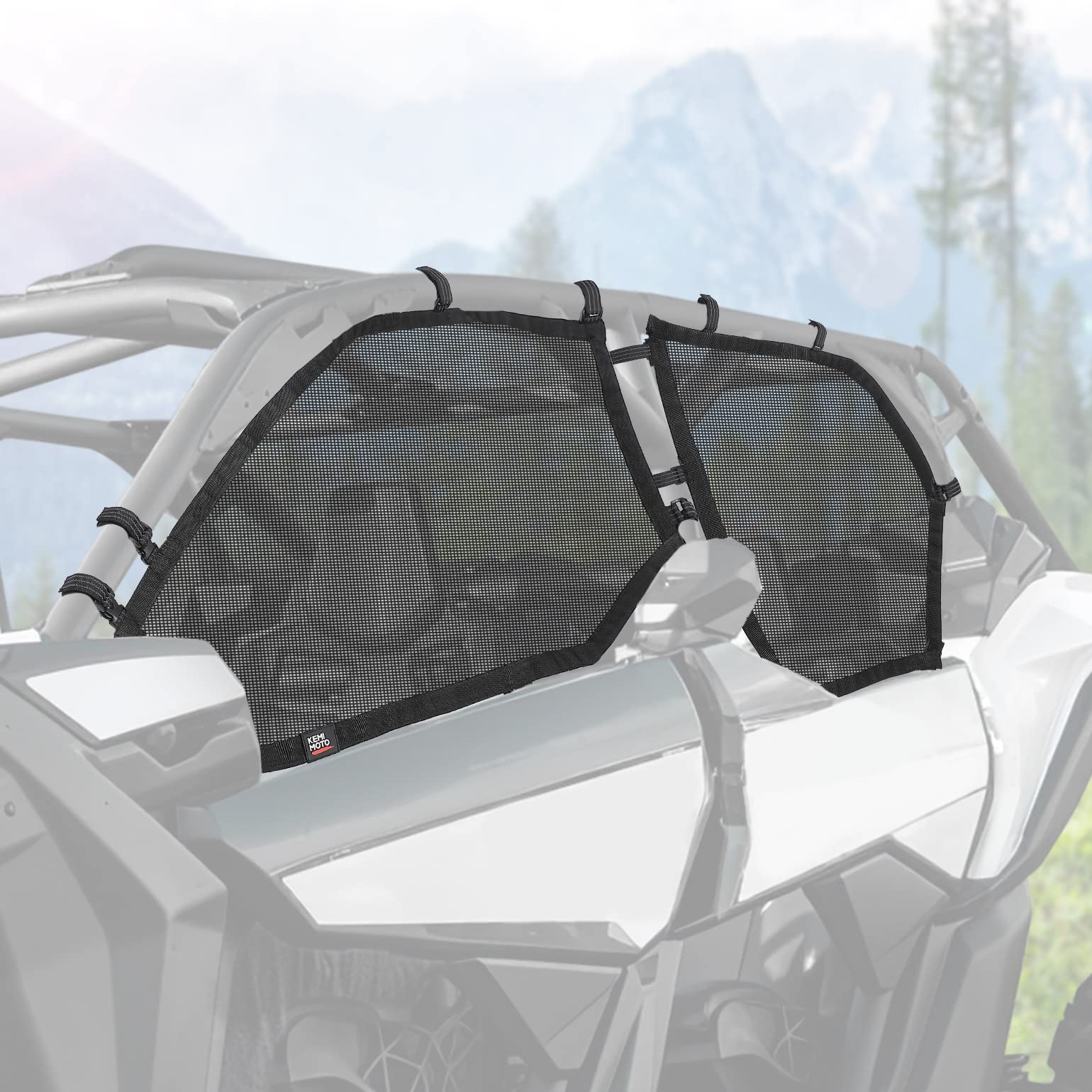 Can Am Maverick X3 Window Nets | X3 Protective Net | X3 Black ...