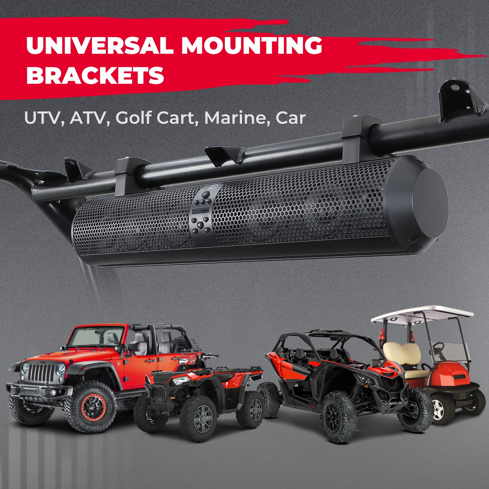 UTV Bluetooth Soundbar for Boats – Kemimoto