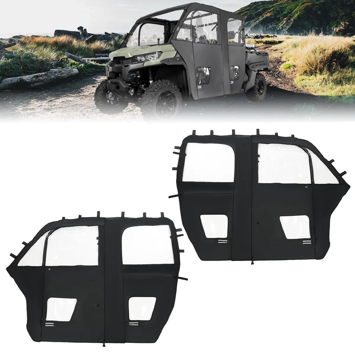 Can Am Defender Soft Cab Enclosure – Kemimoto