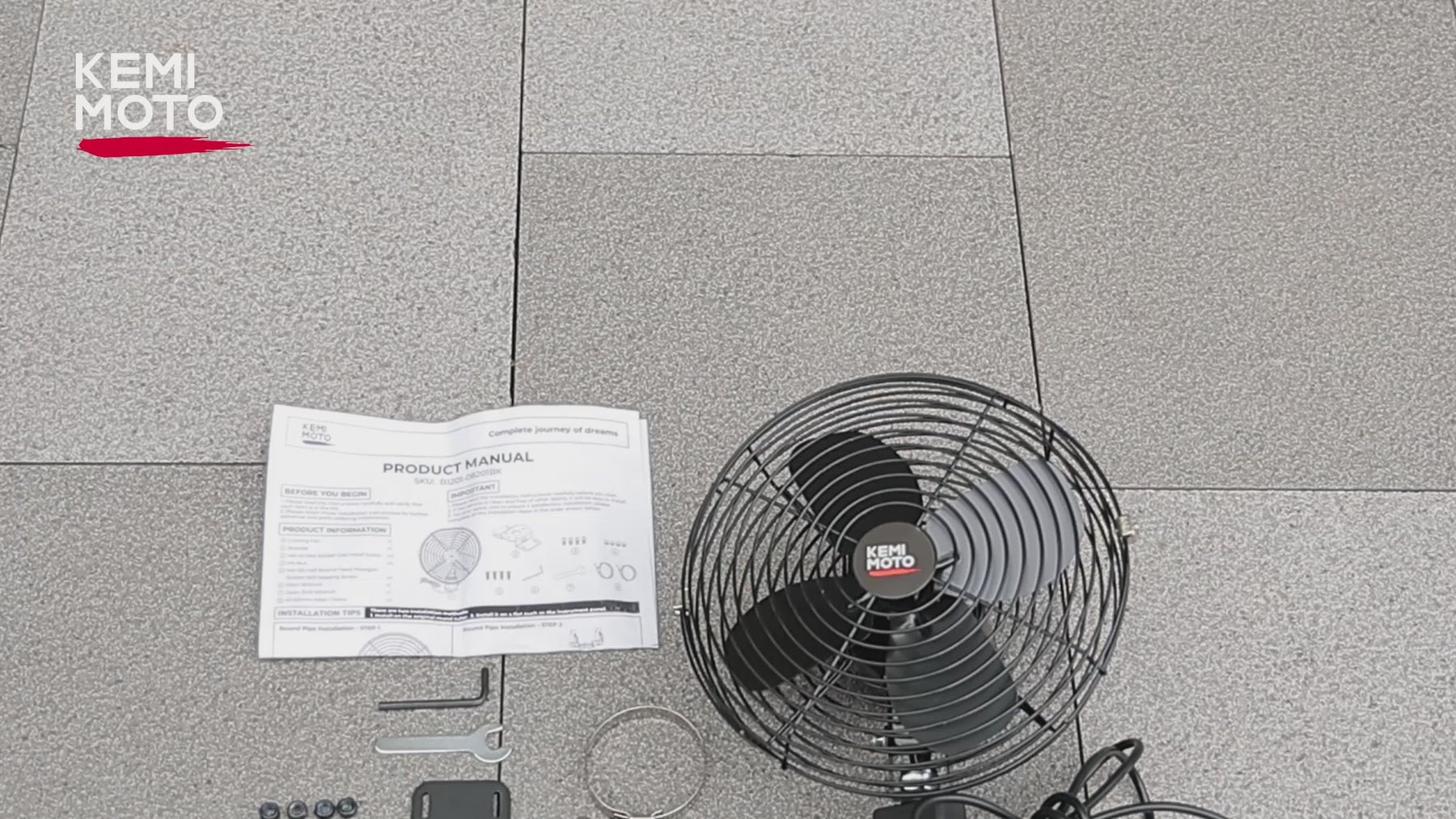 UTV 12V Cooling Fan – Kemimoto