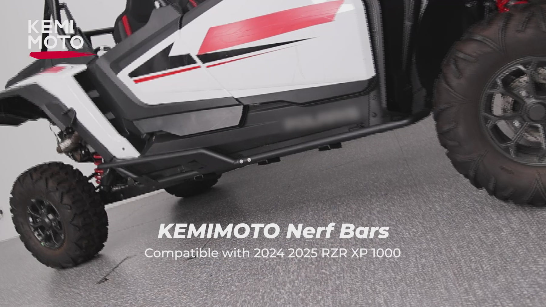 Nerf Bars Rock Sliders for Polaris RZR XP 1000/ XP 4 1000 2024-2025 – Kemimoto