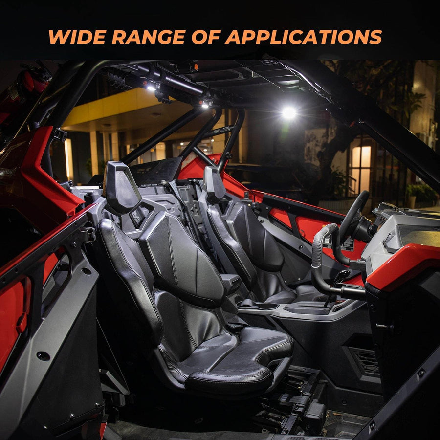 UTV Roll Bar Cage Mount Interior Lights For 1.25-2" Roll bar – Kemimoto