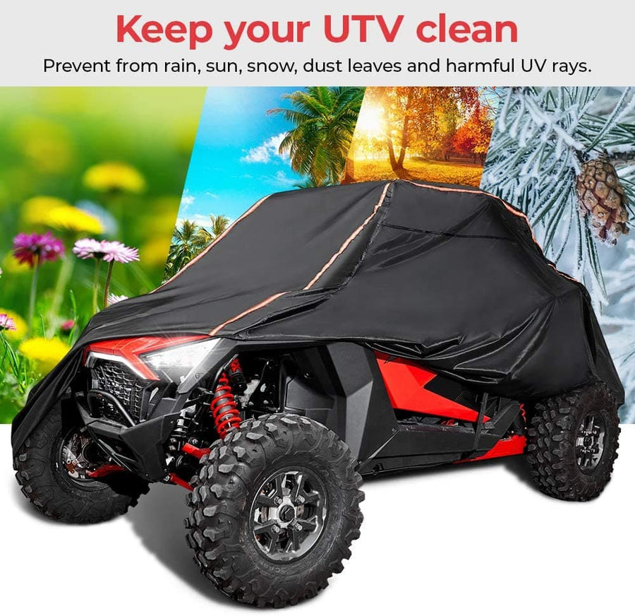 UTV Cover with Rlective Strip Fit Polaris RZR – Kemimoto
