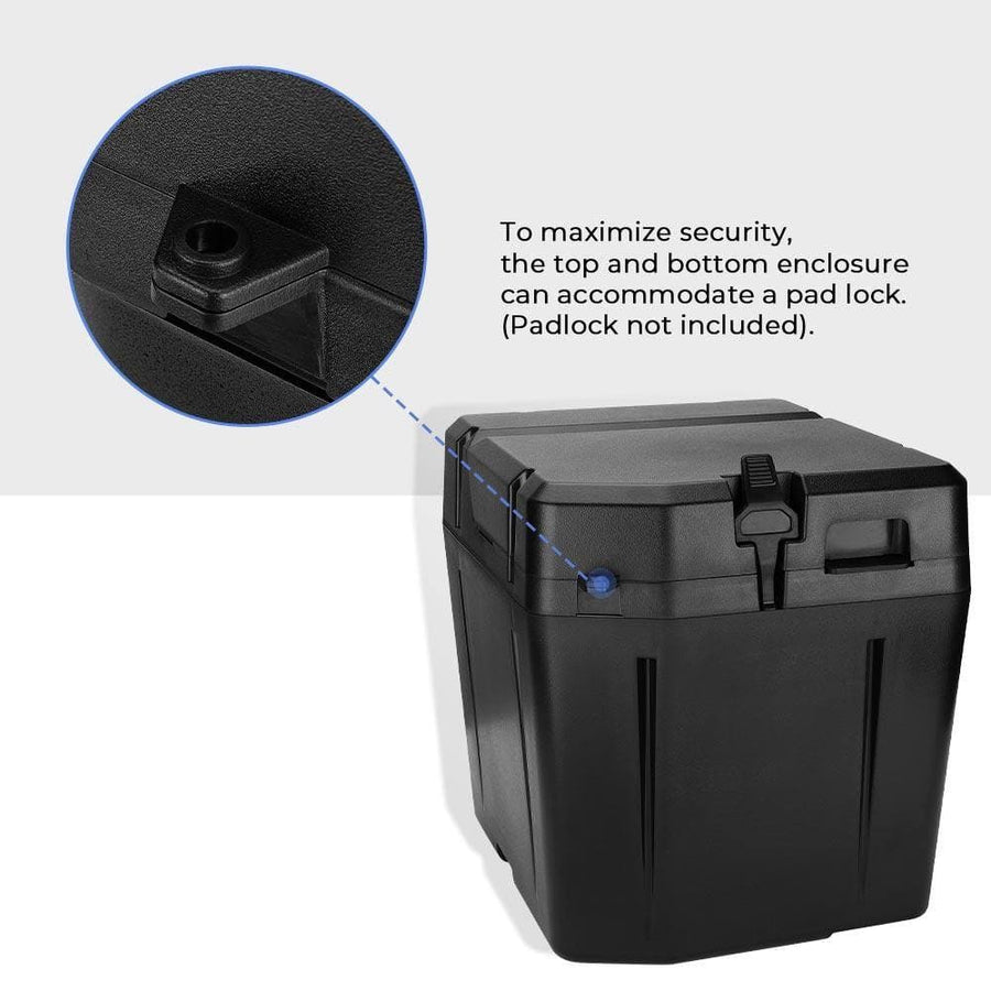 Polaris Ranger Dual Bin Under Seat Dry Storage Box – Kemimoto