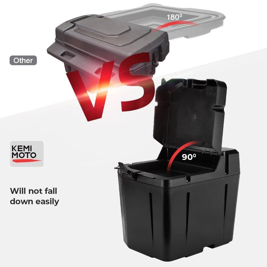 Polaris Ranger Dual Bin Under Seat Dry Storage Box – Kemimoto