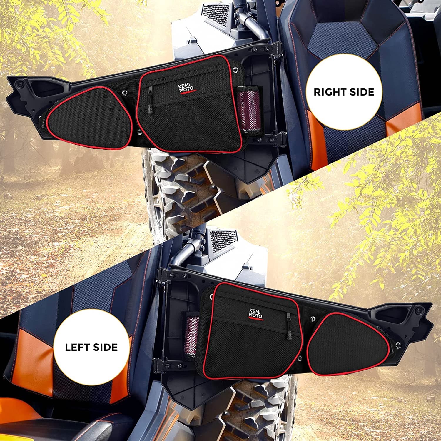 Storage Bag Set Fit Polaris RZR – Kemimoto