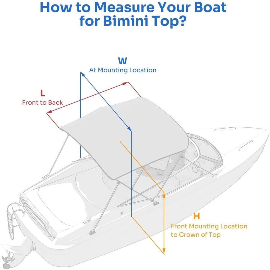 Bimini Top for Pontoon Boat – Kemimoto