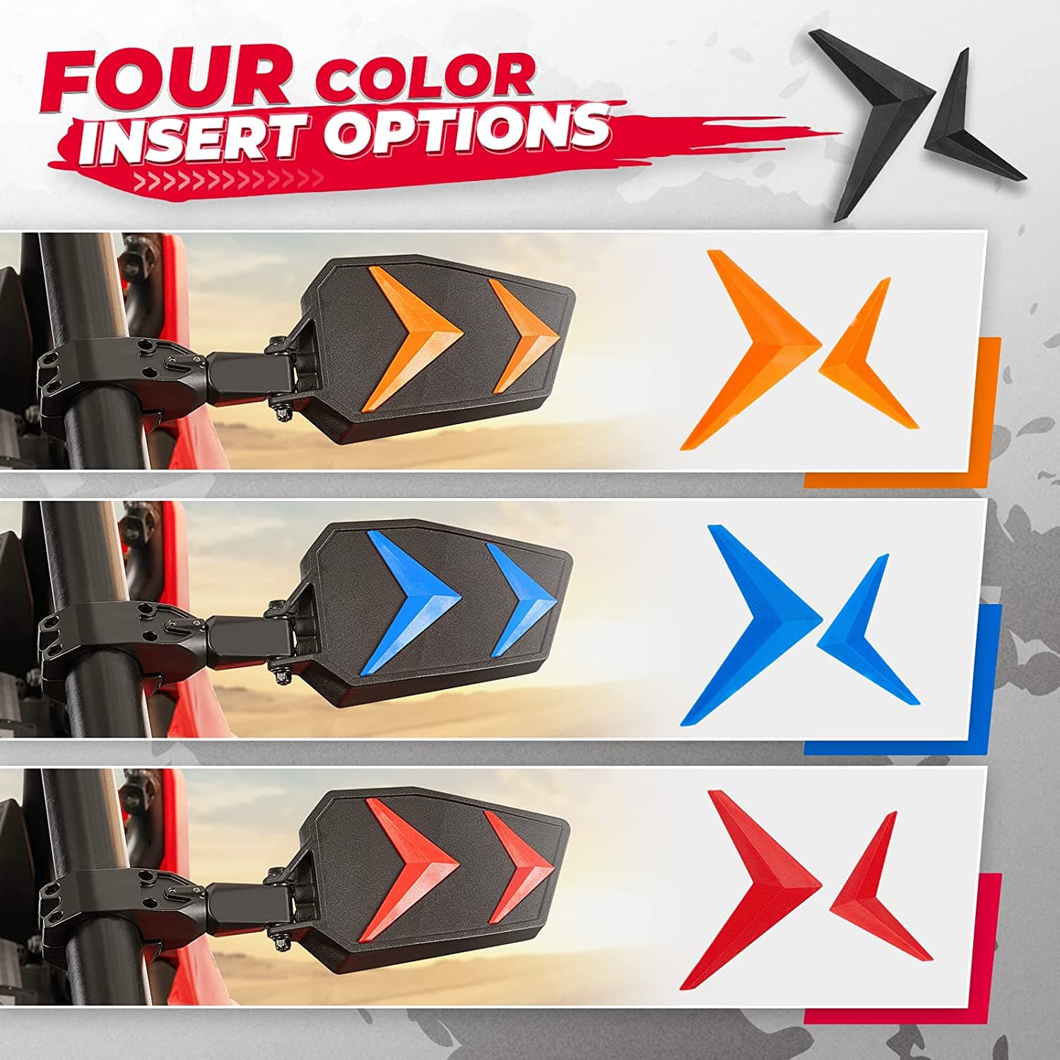 RZR Side Mirrors – Kemimoto