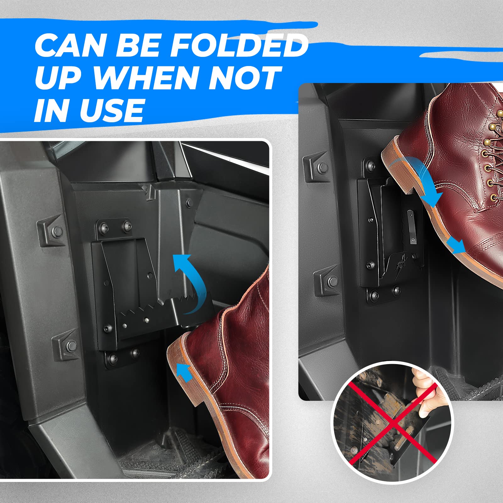 Atv Passenger Foot Rest , Foldable ATV Foot Rest For Rear Passenger ...